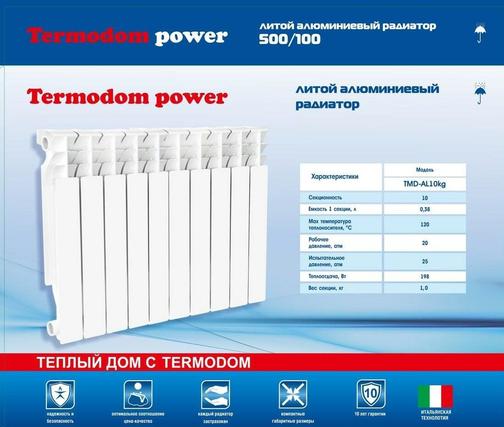 Алюминиевые радиаторы Termodom Power