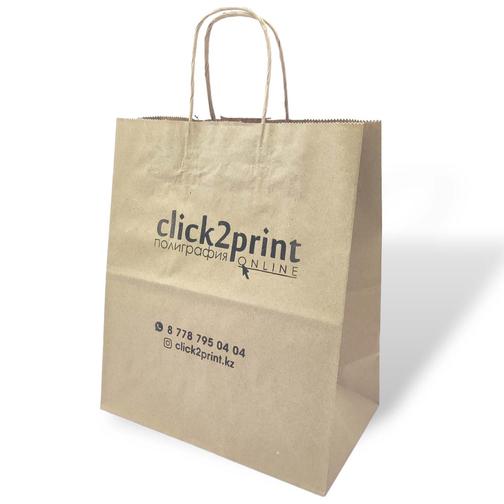 Печать на пакетах в Астане |нанесение принтов и логотипов - click2print.kz